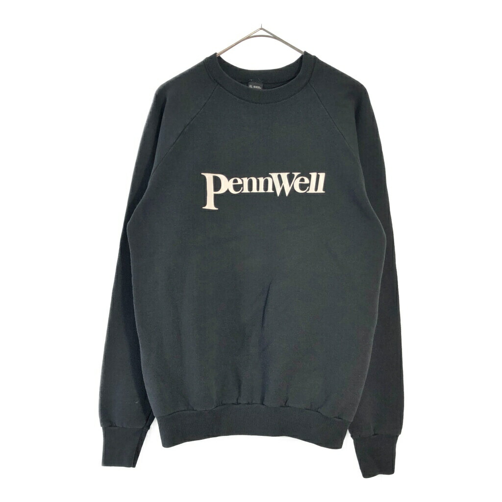 【楽天市場】90年代 USA製 PennWell ペンウェル 企業ロゴ スウェット ブラック(メンズ XL)中古 古着 X6480 ...