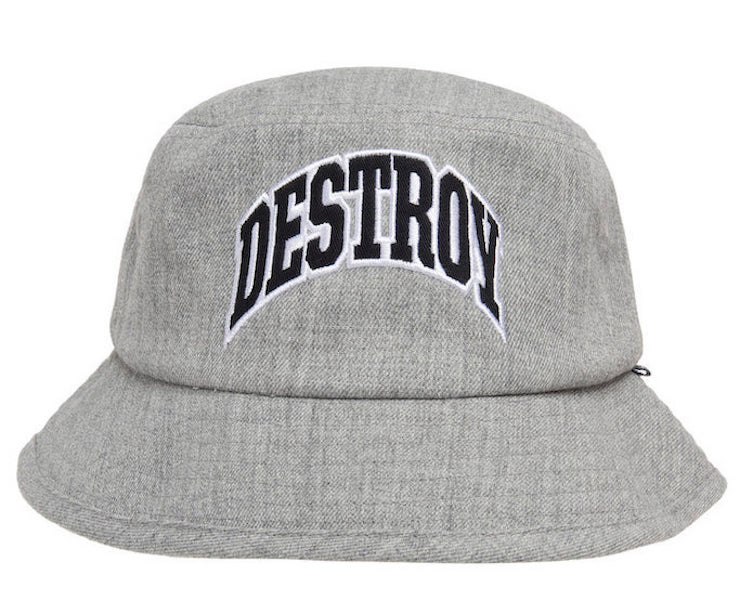 【楽天市場】HUF Destroy Rebuild Bucket Hat Athletic Grey S/M バケットハット 送料無料：Hectarz