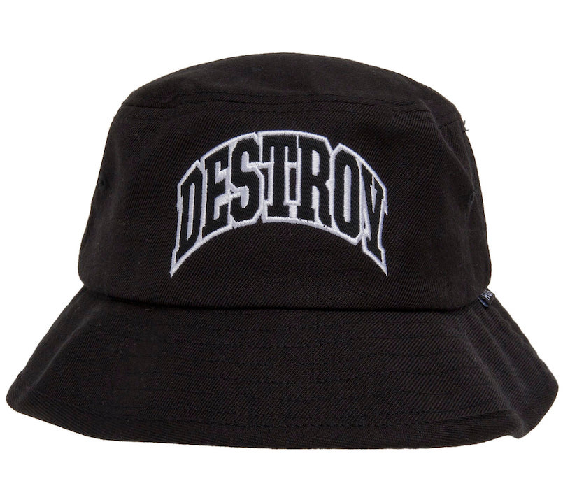 【楽天市場】HUF Destroy Rebuild Bucket Hat Black S/M バケットハット 送料無料：Hectarz