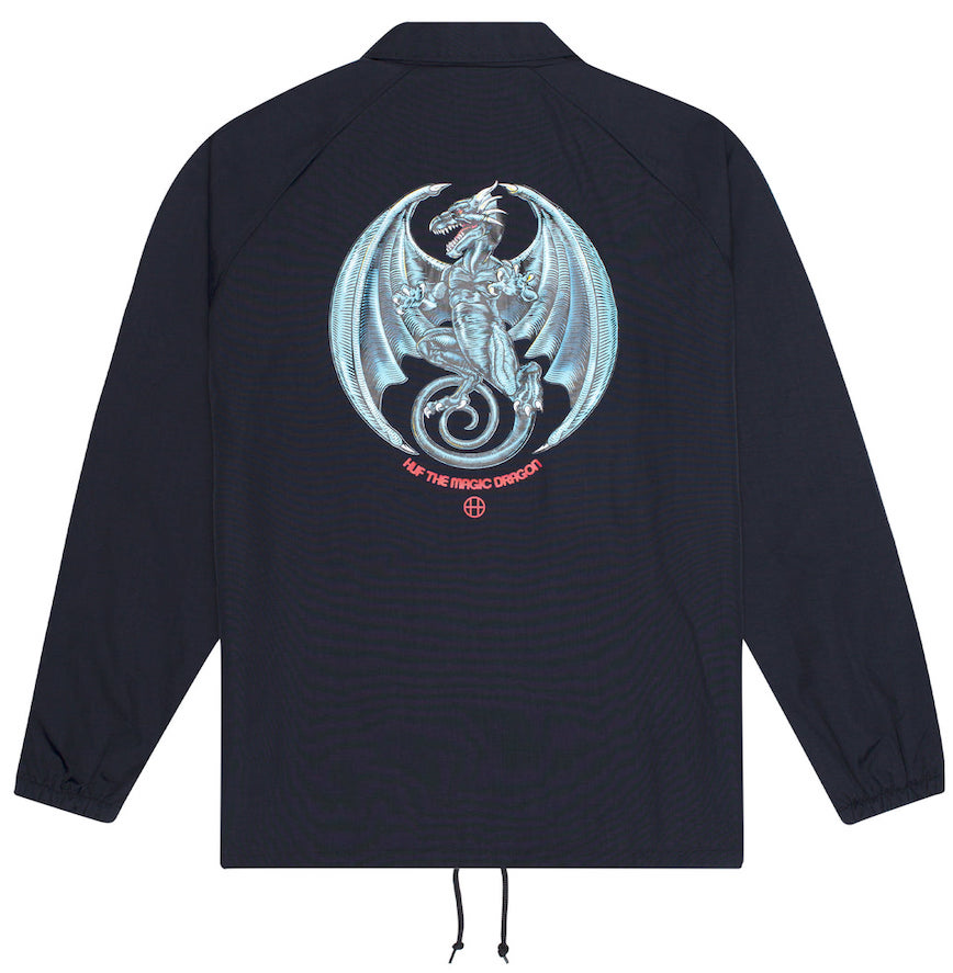 【楽天市場】HUF Magic Dragon Coaches Jacket Black M コーチジャケット 送料無料：Hectarz