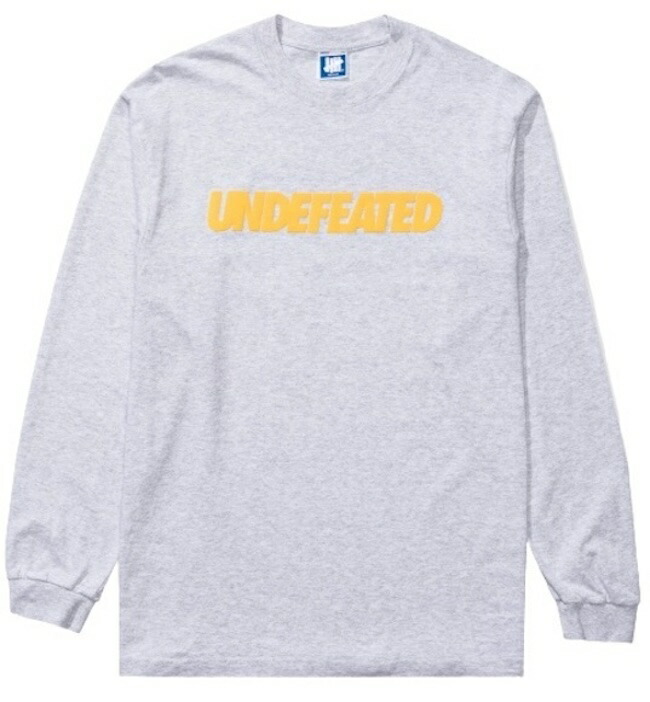 【楽天市場】Undefeated Logo L/S T-Shirt Heather Grey XL Tシャツ 送料無料：Hectarz