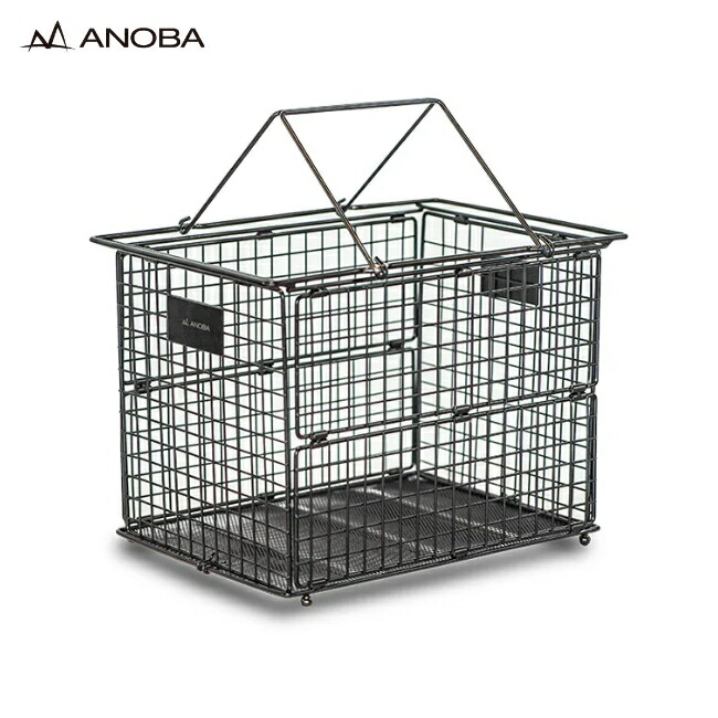 【楽天市場】アノバ ANOBA フォールディングワイヤーバスケット M キャンプ 洗い物 カゴ 折り畳み バスケット AN113：GLAGH グラフ