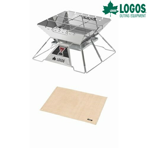 【楽天市場】ロゴス LOGOS LOGOS the ピラミッドTAKIBI XL+たき火台シート (80×60cm)お買い得2点セット：GLAGH グラフ