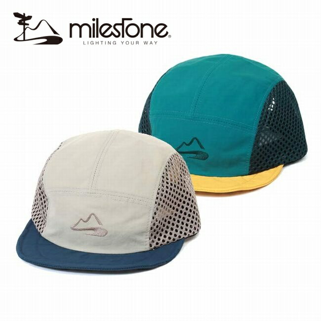 【楽天市場】マイルストーン MILESTONE MSC-019 オリジナルキャップ 帽子 トレイルランニング キャンプ トレッキング ...