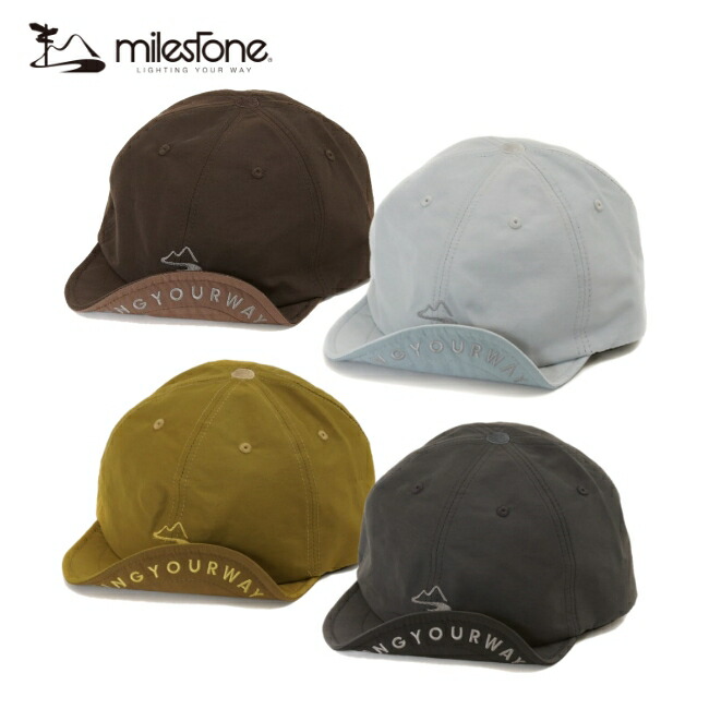 【楽天市場】マイルストーン milestone オリジナルキャップ original cap MSC-022 帽子 キャップ 軽量 ランニング ...