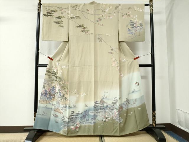 楽天市場】平和屋1□極上 高級染元 粋峰 林芳夫 京加賀友禅 訪問着