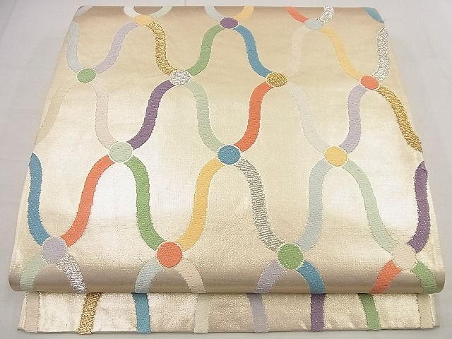 楽天市場】平和屋着物□六通柄袋帯 唐織 鏡裏花文 黒地 金銀糸 逸品 n