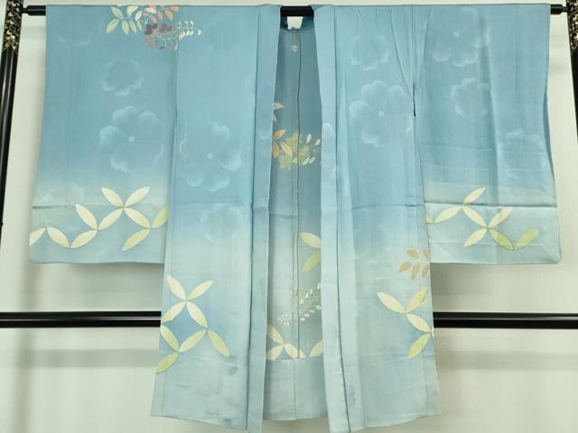 楽天市場】平和屋本店□極上 長羽織 単衣 乱菊 鉄黒色地 正絹 逸品 未