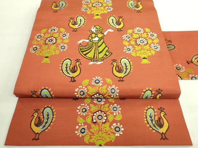 楽天市場】平和屋1□極上 西陣 川島織物 八寸名古屋帯 吉野間道 格子花