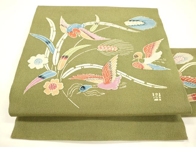 楽天市場】平和屋1□極上 日展染色作家 高久空木 ろうけつ染 九寸