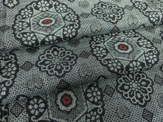 楽天市場】平和屋着物○本場大島紬 割り込み絣 花鳥屏風文 正絹 逸品