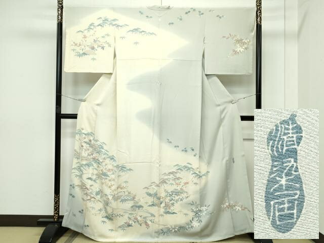 楽天市場】平和屋本店□極上 七代目 冨家伊兵衛 とみや織物 訪問着