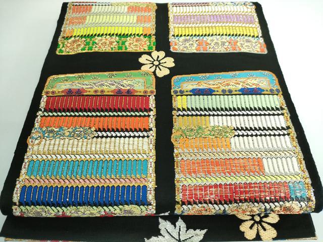 楽天市場】平和屋本店□最高級 龍村平蔵製 六通柄 本袋帯 円文白虎錦