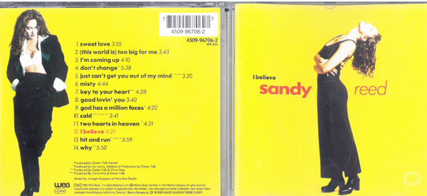 【楽天市場】Sandy Reed / I Believe 輸入盤 中古CD_m：ハローショップ