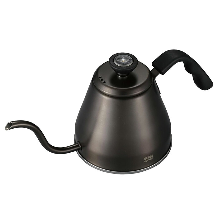 【楽天市場】シービージャパン QAHWA(カフア) コーヒーポット 1.2L グラファイトグレー 樹脂製ハンドル 細口タイプ 温度計付き ドリップケトル：ヘムリーベット