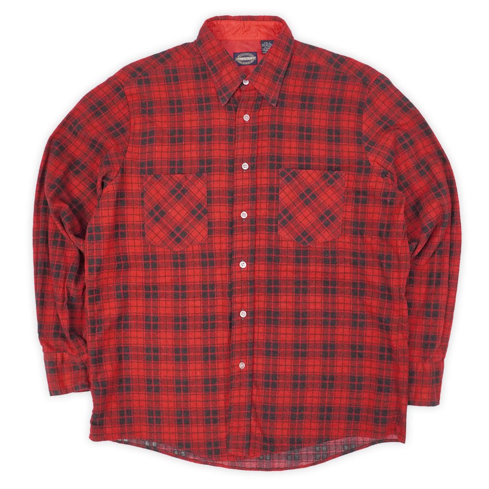 楽天市場】Vintage 60年代 Penney's Towncraft Shadow Check Shirt