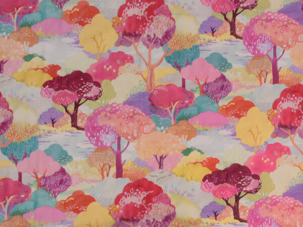 【楽天市場】moda コットン 平織り ビッグファンタスティック フォレストプリント 全2色 Fanciful Forest MoMo #M ...