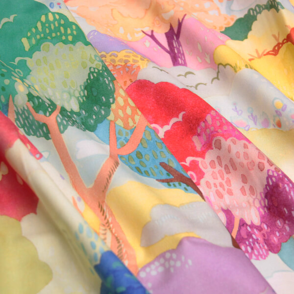 【楽天市場】moda コットン 平織り ビッグファンタスティック フォレストプリント 全2色 Fanciful Forest MoMo #M ...