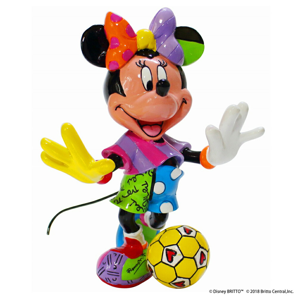 【楽天市場】ディズニーフィギュア Disney ブリット ミニーサッカー [4052559] キャラクター 人形 置物 インテリア ミニー ...