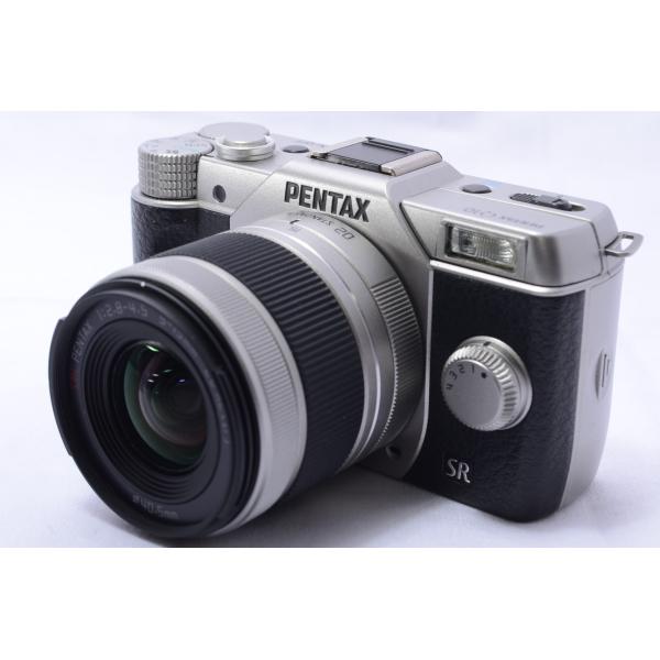 【楽天市場】【中古】【1ヶ月保証】 ペンタックス PENTAX ミラーレス一眼 Q10 レンズキット シルバー SDカード付き：カメラのヒデヨシ 楽天市場店