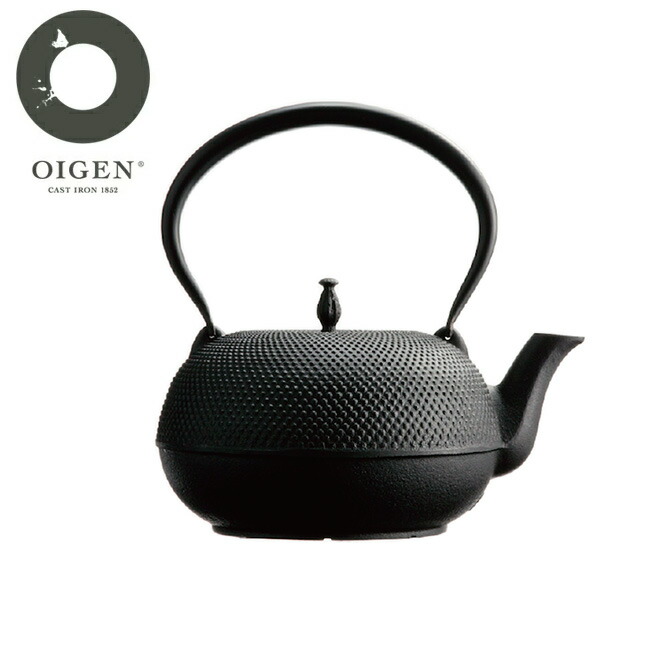 【楽天市場】 OIGEN オイゲン 鉄瓶観月アラレ1.85L H-159 【キッチン お茶 IH】：Highball