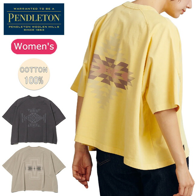 【楽天市場】 PENDLETON ペンドルトン Pigment Dye Split Raglan Wide Tee ピグメントダイスプリットラグランワイドティー 4275-6106 【Tシャツ ...