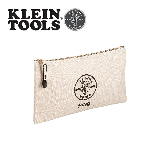 【楽天市場】【クーポン配布中】 KLEIN TOOLS クラインツールズ ZIPPER Bags Canvas 5139 Natural ...