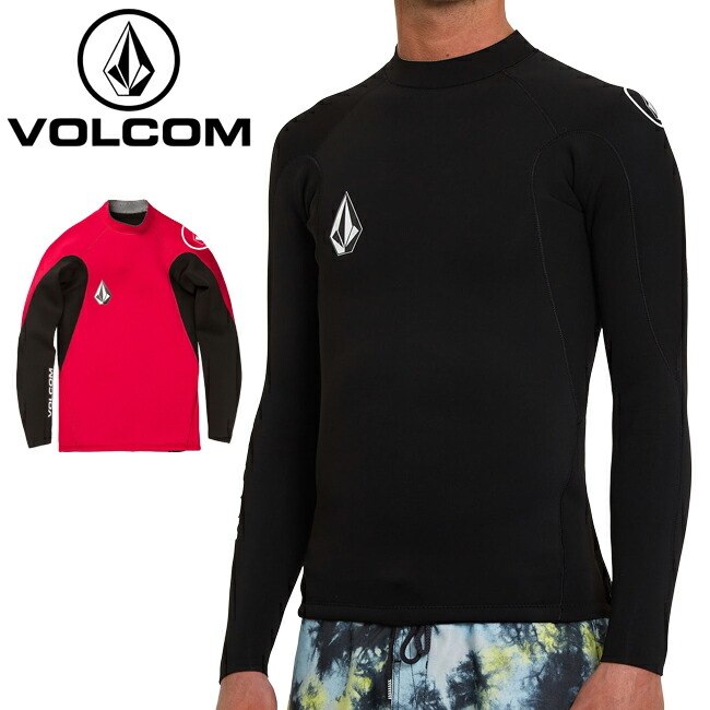 【楽天市場】 VOLCOM ボルコム 2mm Jacket UPF 50 Long Sleeve Rashguard Jacket 2mm ...
