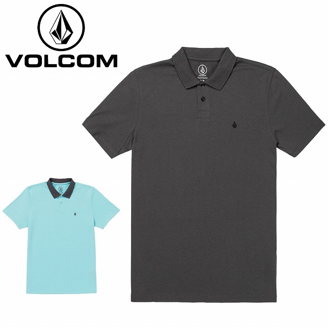 【楽天市場】【クーポン配布中！】 VOLCOM ボルコム Middler Polo Short Sleeve Shirt ミドラーポロショート ...