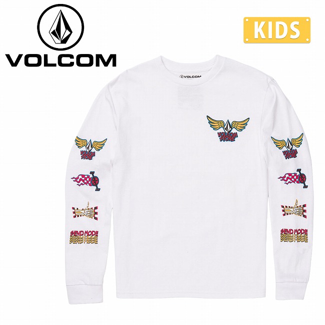 【楽天市場】【24日～30日限定クーポン配布中】 VOLCOM ボルコム Big Boys Caiden Long Sleeve Tee ビッ ...
