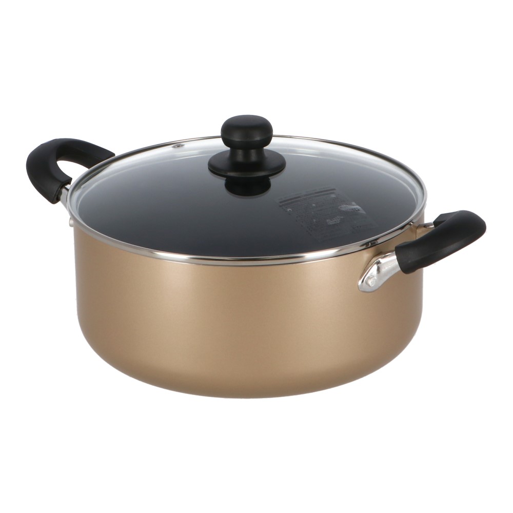 【楽天市場】コーナンオリジナル LIFELEX こびりつきにくい大型鍋 26cm/IH対応／ふっ素加工 お手入れ簡単 料理 調理 ガラスふた ライフレックス：ヒロセネットショップ楽天市場店