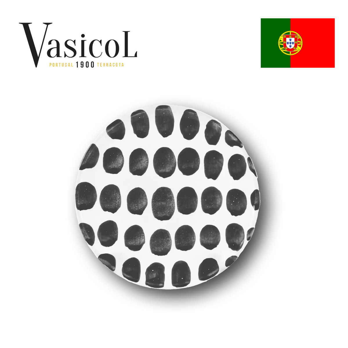 【楽天市場】VASICOL MARIA デザートプレート ラージドット 皿 食器 ポルトガル製 テラコッタ 陶器 K2LD：ひかりTV ...