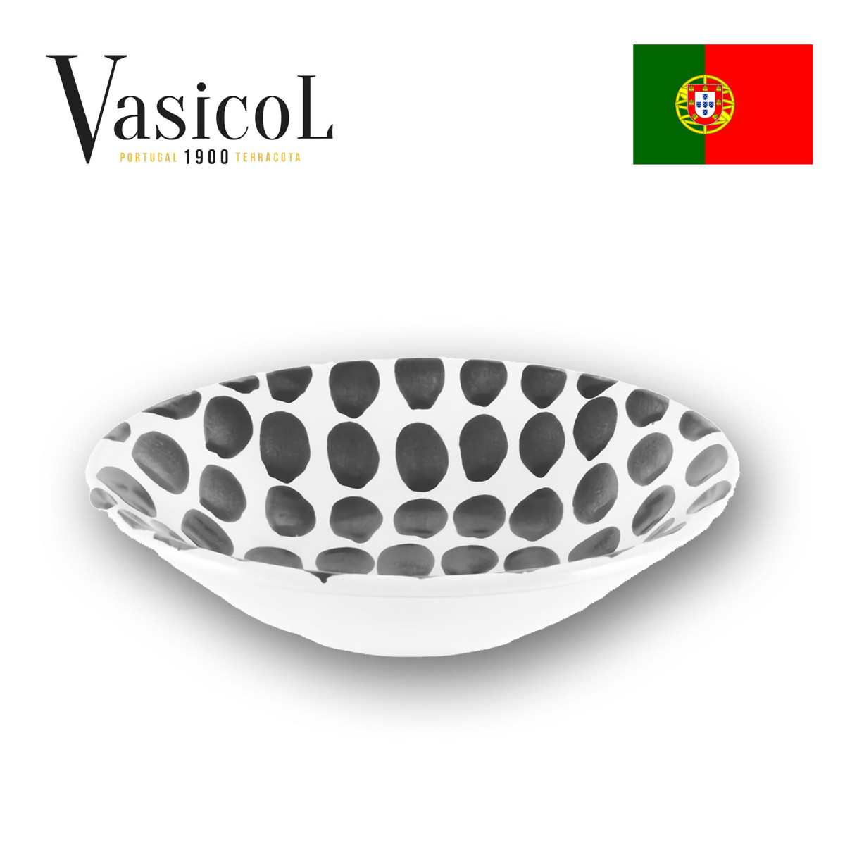 【楽天市場】VASICOL MARIA スーププレート ラージドット 皿 食器 ポルトガル製 テラコッタ 陶器 K703LD：ひかりTV ...