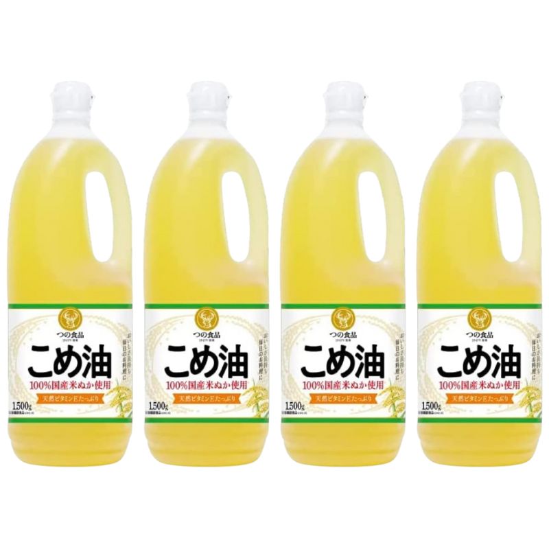 【楽天市場】築野食品 こめ油 1500g 4本セット：HIKARI屋