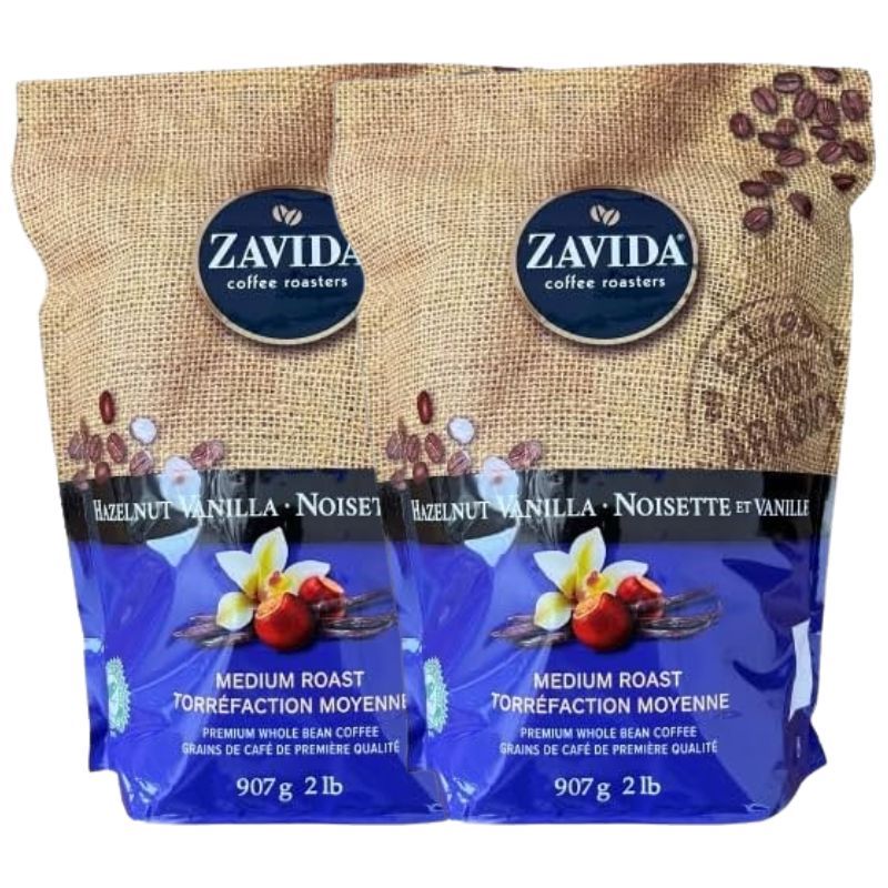 【楽天市場】ZAVIDA ザビダ ヘーゼルナッツ バニラホールビーン コーヒー豆 907g×2個 フレーバーコーヒー：HIKARI屋