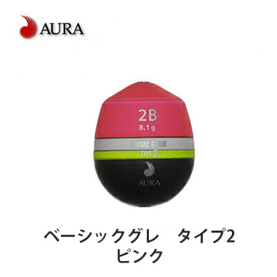 【楽天市場】アウラ ベーシックグレ タイプ2 ピンク 中通しウキAURA BASIC GURE TYPE2 Pink Head釣具 フィッシング 磯釣り ウキフカセ釣り 円錐浮き ウキ メジナ ...