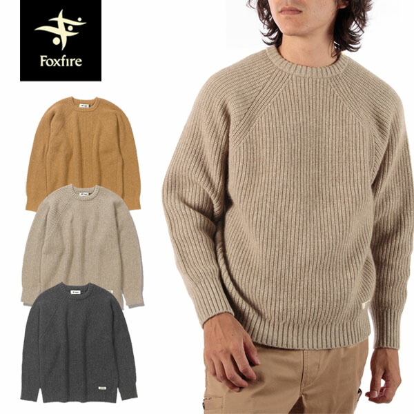 【楽天市場】フォックスファイヤー Foxfire SPRUCE LINE メンズ セーター フィッシングラクーンセーター Fishing ...