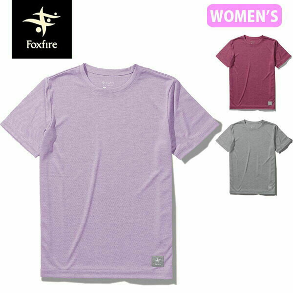 【楽天市場】フォックスファイヤー Foxfire レディース Tシャツ カットソー 半袖 TS EXストレッチクルーS/S TS EX Stretch Crew S/S ベースレイヤー ...