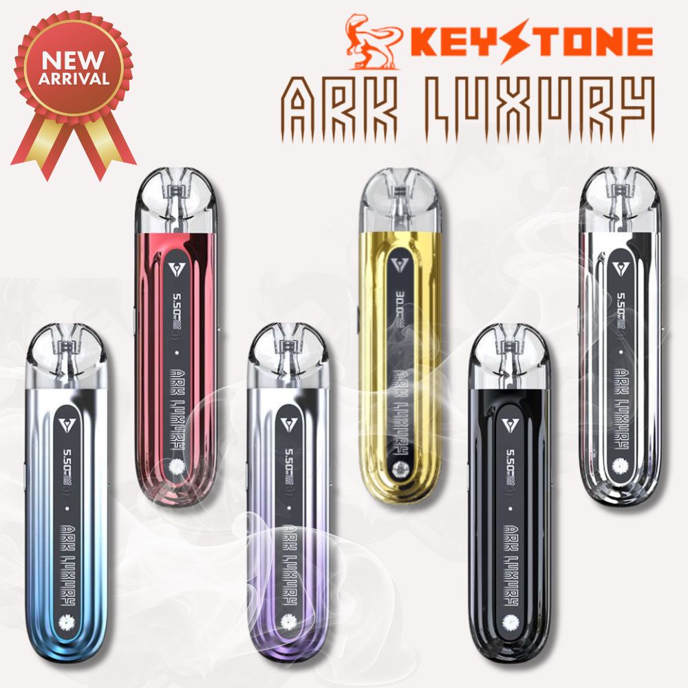 【楽天市場】KEY STONE ARK LUXUARY POD スターターキット 900mAh 内蔵バッテリー 大容量 タンク 2ml 電子 ...