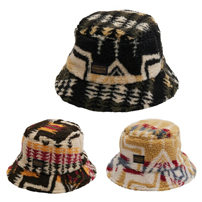 【楽天市場】【まとめ買いで最大ポイント10倍2024年6/4 20：00～6/11 1：59】ペンドルトン PENDLETON ハット メンズ ボア バケット ハット PDT-000 ...