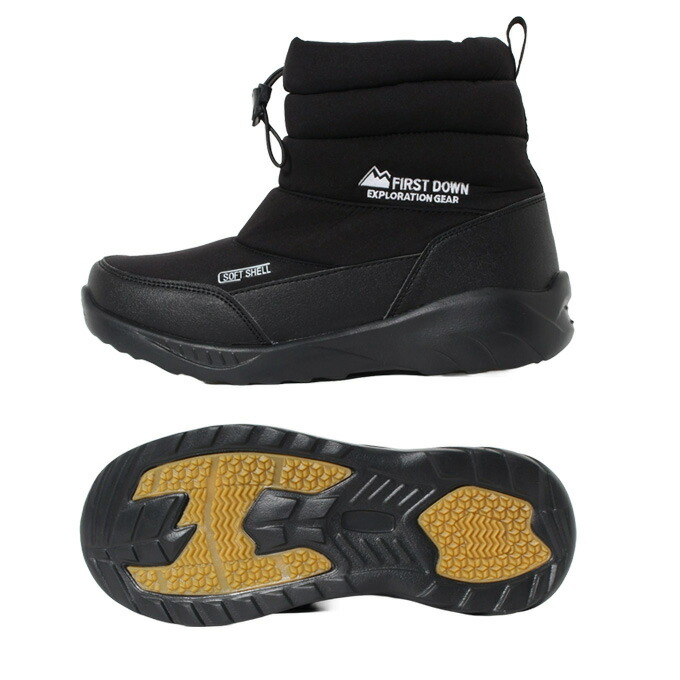 【楽天市場】ファーストダウン FIRSTDOWN スノーブーツ メンズ ウィンターブーツ FDM00315 BK：ヒマラヤ楽天市場店