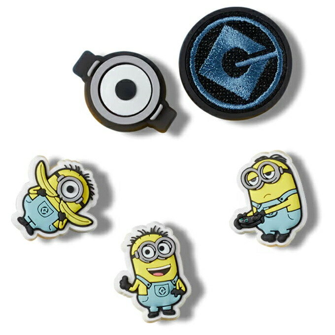 【楽天市場】クロックス 小物 ミニオンズ 5 パック 10012725 crocs：ヒマラヤ楽天市場店