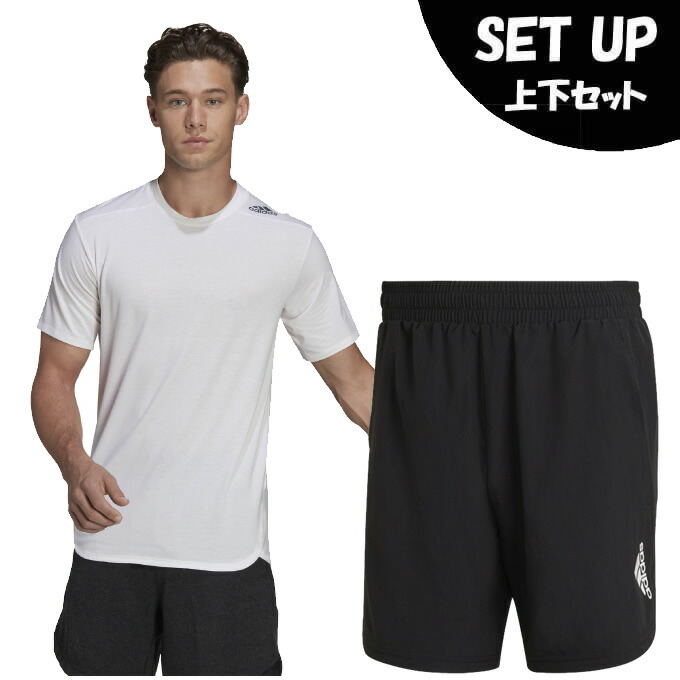【楽天市場】【全品最大ポイント10倍！ 4/4 20:00～4/10 1:59】アディダス 半袖Tシャツ ハーフパンツ セット メンズ ...