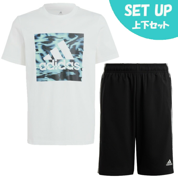 【楽天市場】アディダス Tシャツ 上下セット ジュニア ゲーミング グラフィック 半袖Tシャツ+U 3S ウーブンショーツ IB9140 ...