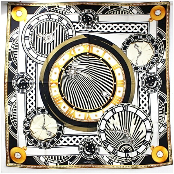 【楽天市場】カルティエ マストドゥカルティエ スカーフ ブラック×ホワイト 中古 ABランク Cartier | レディース女性 【ネコポス ...