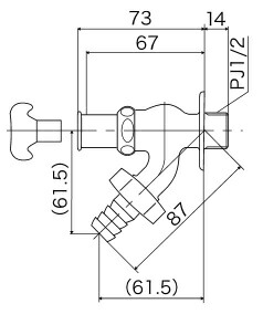 【楽天市場】KVKキー式散水栓【寒冷地用】K8QZ：日の出ショッピングサイト