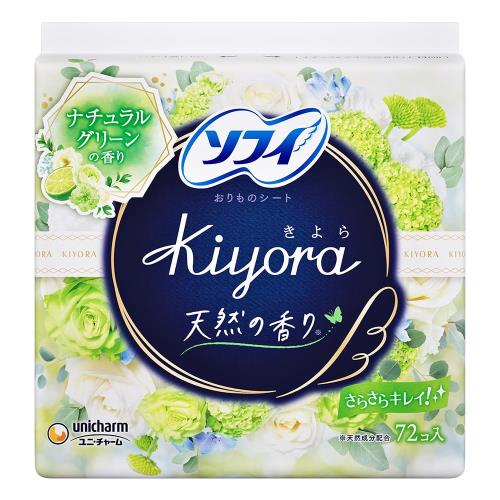 【楽天市場】ソフィ Kiyora グリーンフレッシュ 72コ入(unicharm Sofy)：ひのくに
