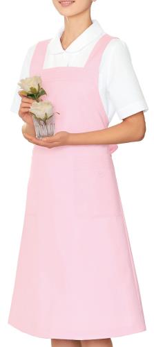 【楽天市場】KAZEN カゼン エプロン YW41-6(ピンク) サイズ:L：ひのくに
