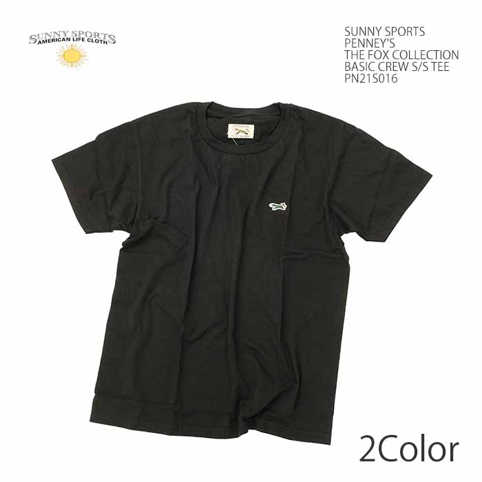 【楽天市場】サニースポーツ SUNNY SPORTS PN21S016 PENNEY'S ザ・フォックス コレクション ベーシック Tシャツ ...