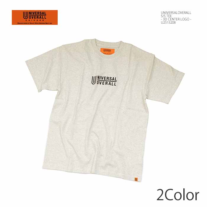 【楽天市場】ユニバーサルオーバーオール UNIVERSALOVERALL U2513208 Tシャツ プリント - 3D CENTER LOGO - メンズ | ヒノヤ HINOYA：ヒノヤ